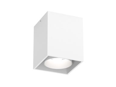 DICE ON LED ceiling square aluminium spotlight By PROLICHT
