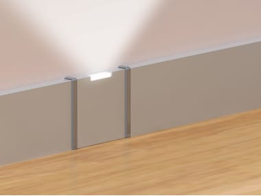 Rodapé de alumínio com LED PROLIGHT ICEBERG Coleção Prolight By PROFILPAS