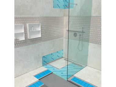 Polypropylene shower channel PROSHOWER BASE BASIC DRAIN Proshower Collection By PROGRESS PROFILES