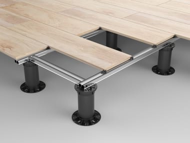 Outdoor Modular system for raised flooring PROSUPPORT TUBE SYSTEM By ...