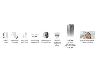 PSCQUICK + FISSO | Box doccia angolare Box doccia angolare By TAMANACO