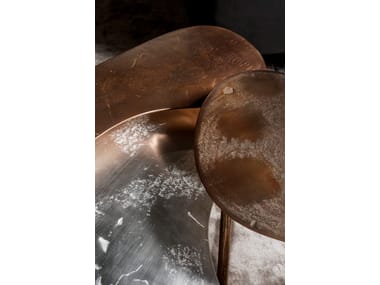 PUDDLE Brass coffee table By Henge | design Yabu Pushelberg