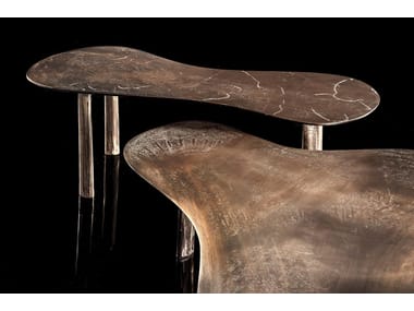 PUDDLE Brass coffee table By Henge | design Yabu Pushelberg