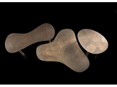 PUDDLE Brass coffee table By Henge | design Yabu Pushelberg