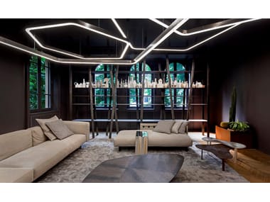 PUDDLE Brass coffee table By Henge | design Yabu Pushelberg