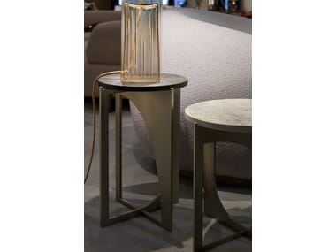 HYPERBOLE Recycled glass coffee table By Paolo Castelli