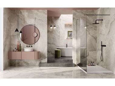 SUNSHINE Wall/floor tiles with marble effect By Pastorelli