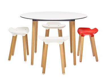 PILOT Round HPL table By Quinze & Milan | design Patrick Rampelotto