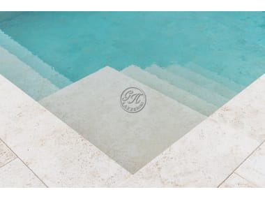 Infinity natural stone swimming pool with waterfall Swimming pool 17 By ...