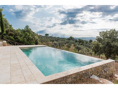 Infinity natural stone swimming pool with waterfall Swimming pool 17 By ...