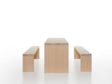 BENCH Table from wood with Quick-assembly system By Plank | design ...
