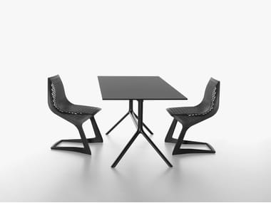 MIURA Folding high table By Plank | design Konstantin Grcic