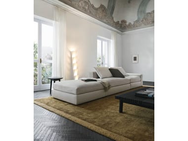 DUNE Fabric sofa with removable cover By Poliform | design Carlo Colombo