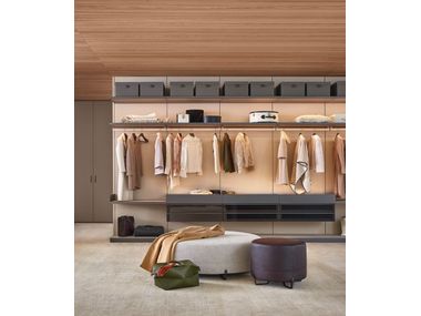 NEW YORK - POUF Fabric pouf By Poliform | design Jean-Marie Massaud