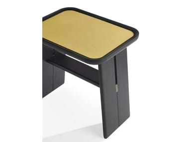 DUO Wooden bedside table By Poltrona Frau