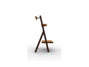 REN Wooden valet stand By Poltrona Frau | design Neri&Hu