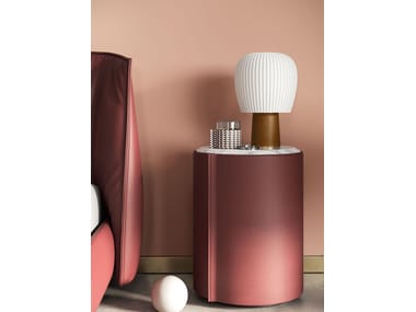 STOCK 'N ROLL Bedside table By Poltrona Frau