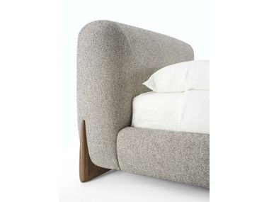 SOFTBAY Wooden double bed with upholstered headboard By Porada | design ...