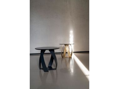BON BON 770/TB Round side table with glass top By Potocco | design ...