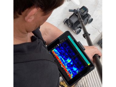Instrumentation for load test and trial Proceq GPR Live GP8000 By Pasi