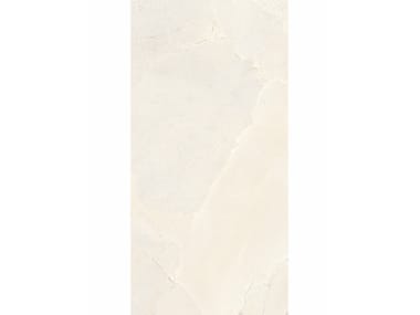 UNIQUE INFINITY WHITE Porcelain stoneware wall/floor tiles with stone ...