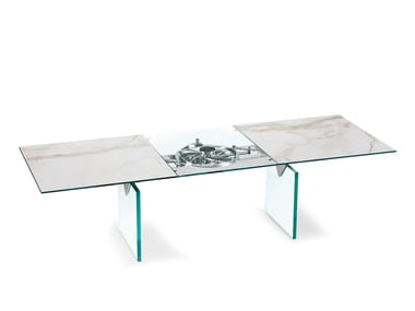QUASAR | Rectangular table By NAOS design Studio D'Urbino Lomazzi