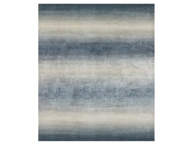 Handmade custom silk rug RAINBOW FLOW RIVER By Edition Bougainville