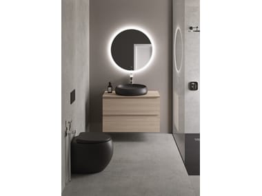 RAK-CLOUD MATT BLACK Rimless Floor mounted ceramic toilet By RAK ...