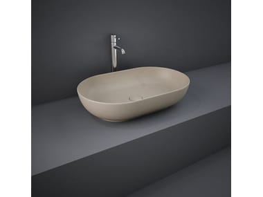 RAK-FEELING Lavabo da appoggio ovale in ceramica By RAK Ceramics