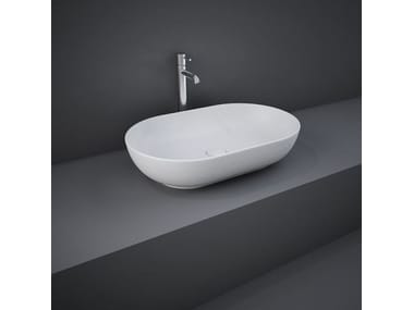 RAK-FEELING Lavabo da appoggio ovale in ceramica By RAK Ceramics