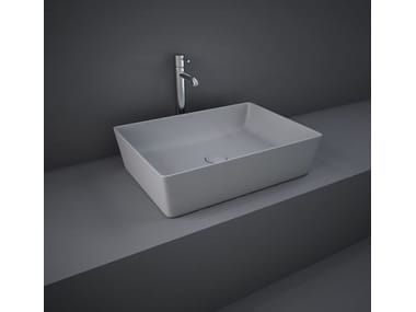 RAK-FEELING Countertop rectangular ceramic washbasin By RAK Ceramics