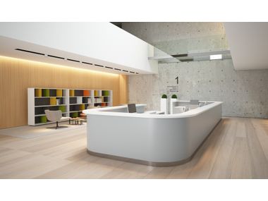 Office reception desk RECEPTION DESK By BK Contract design Gabriel Teixidó