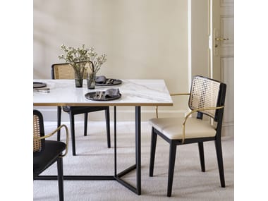 HORIZON Rectangular ceramic dining table By RED EDITION