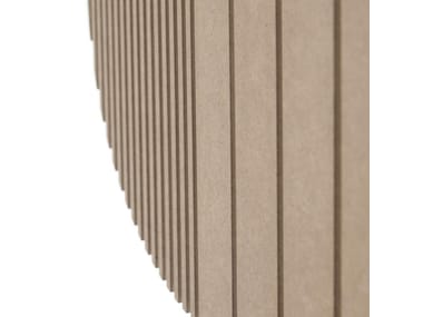 Wooden Decorative panel RELIEF MASK By Kristina Dam Studio