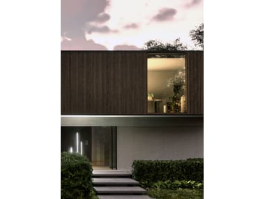 LINARTE WOOD DESIGN Aluminum façade cladding with a wood-like ...