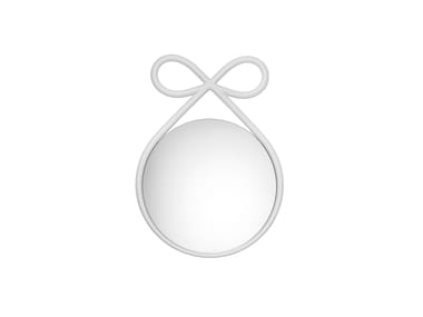 RIBBON Round wall-mounted polypropylene mirror By Qeeboo | design Nika ...