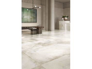 RETRO PURE Porcelain stoneware wall/floor tiles with marble effect By ...