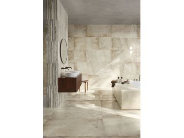 RETRO PURE Porcelain stoneware wall/floor tiles with marble effect By ...
