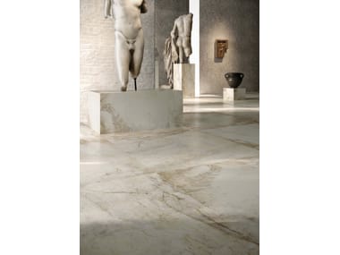 RETRO PURE Porcelain stoneware wall/floor tiles with marble effect By ...