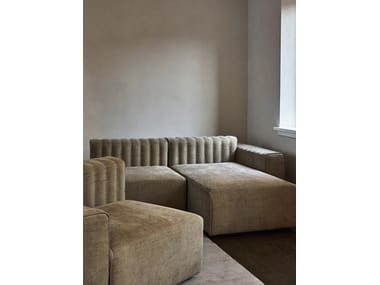 RIFF | Sofa with chaise longue By NORR11 design Tommy Hyldahl, Kristian ...