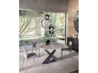 LED LOOP S3 Lampada a sospensione a LED in metallo By RIFLESSI