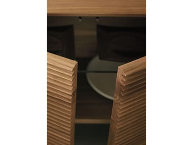 RIGA | Sideboard Walnut sideboard with doors By Porada | design ...