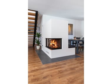 RII Caminetto a legna angolare By RUEGG