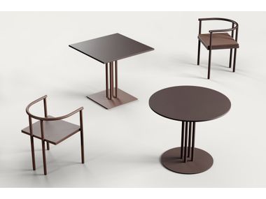 RINGER Round aluminium table By Kettal | design Michael Anastassiades ...