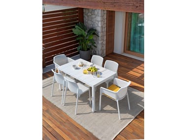 RIO ALU 140 Tavolo By Nardi | design Raffaello Galiotto