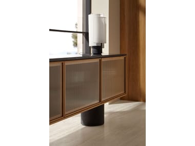 RIO Wooden sideboard with doors By Punt | design Sebastian Herkner