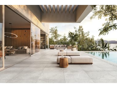 RIVER Porcelain stoneware wall/floor tiles with stone effect By ...