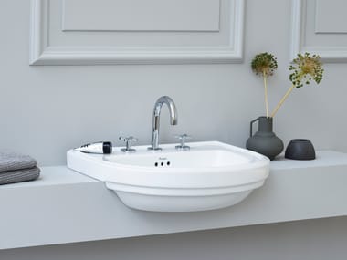 RIVIERA 580mm Semi Inset Basin By Burlington Bathrooms