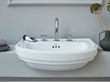 RIVIERA 580mm Semi Inset Basin By Burlington Bathrooms