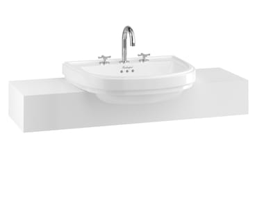 RIVIERA 580mm Semi Inset Basin By Burlington Bathrooms